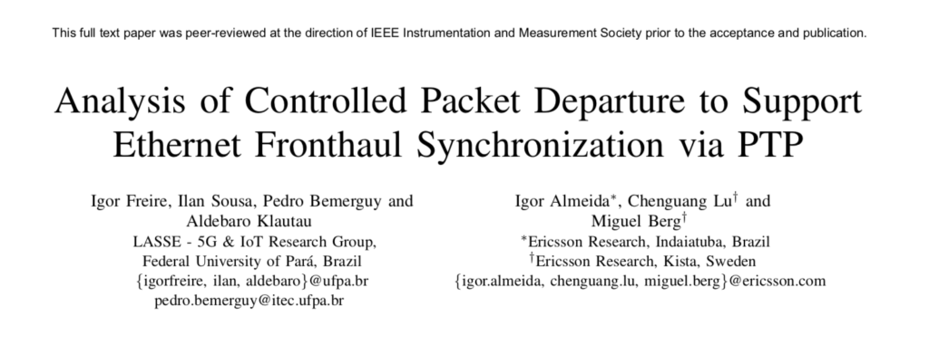 Analysis of Controlled Packet Departure to Support Ethernet Fronthaul ...